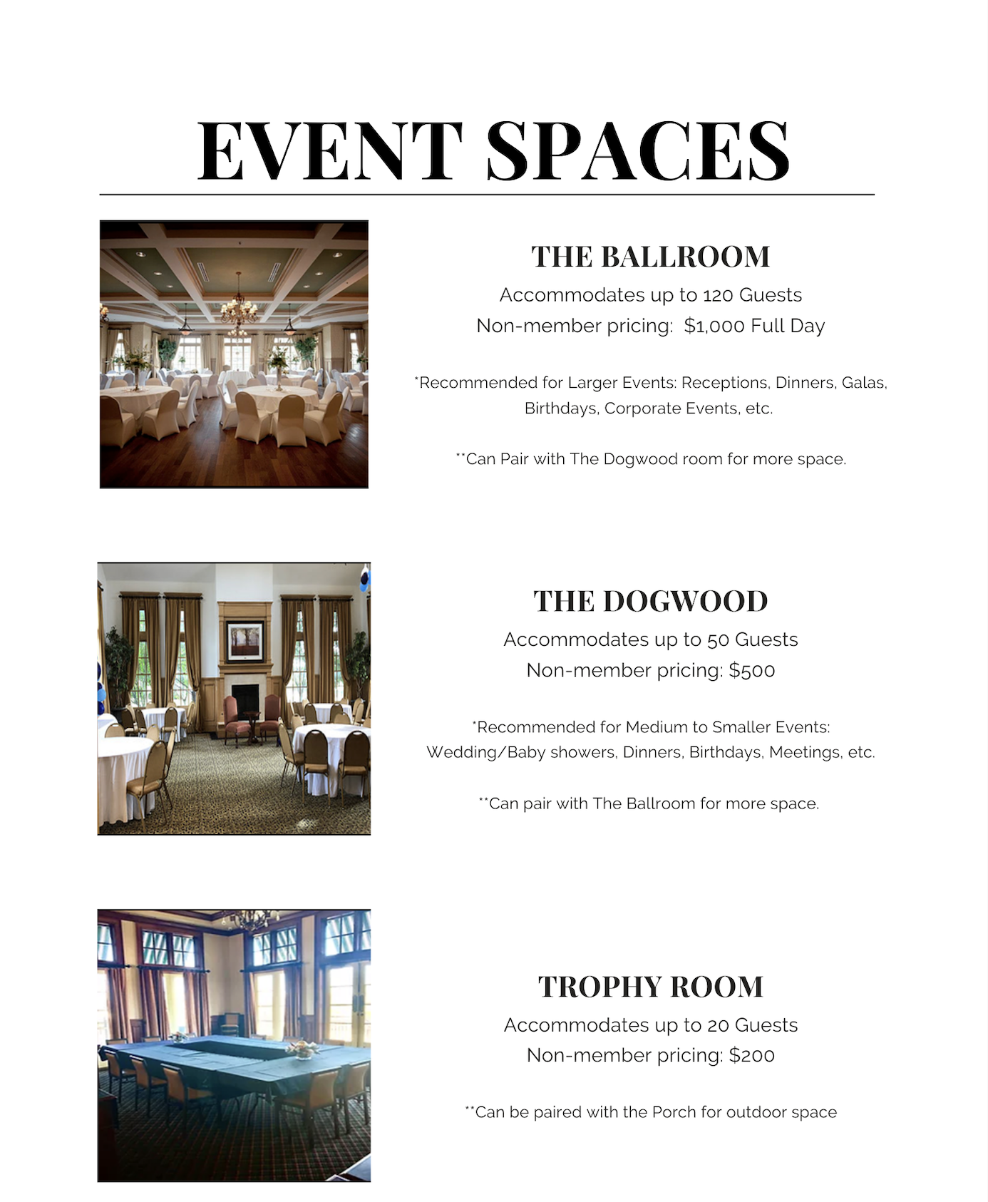 Events – Springdale Country Club