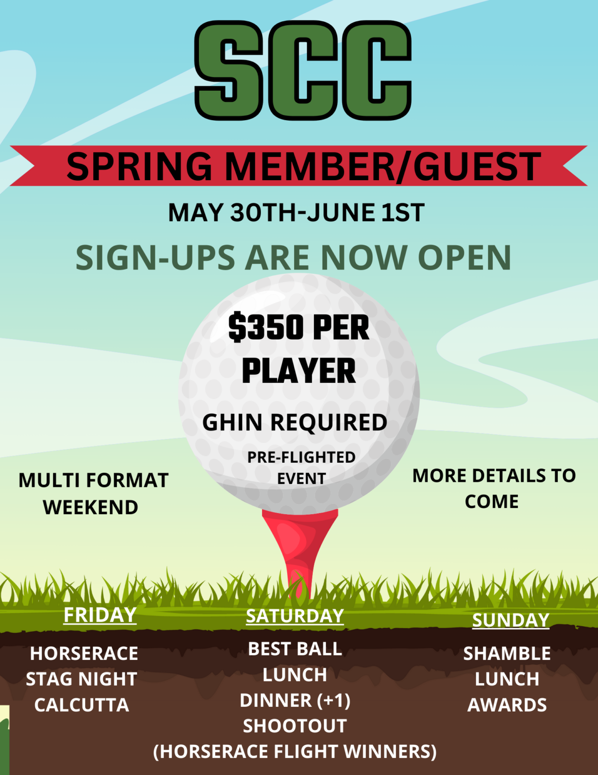 Spring Member/Guest – Springdale Country Club